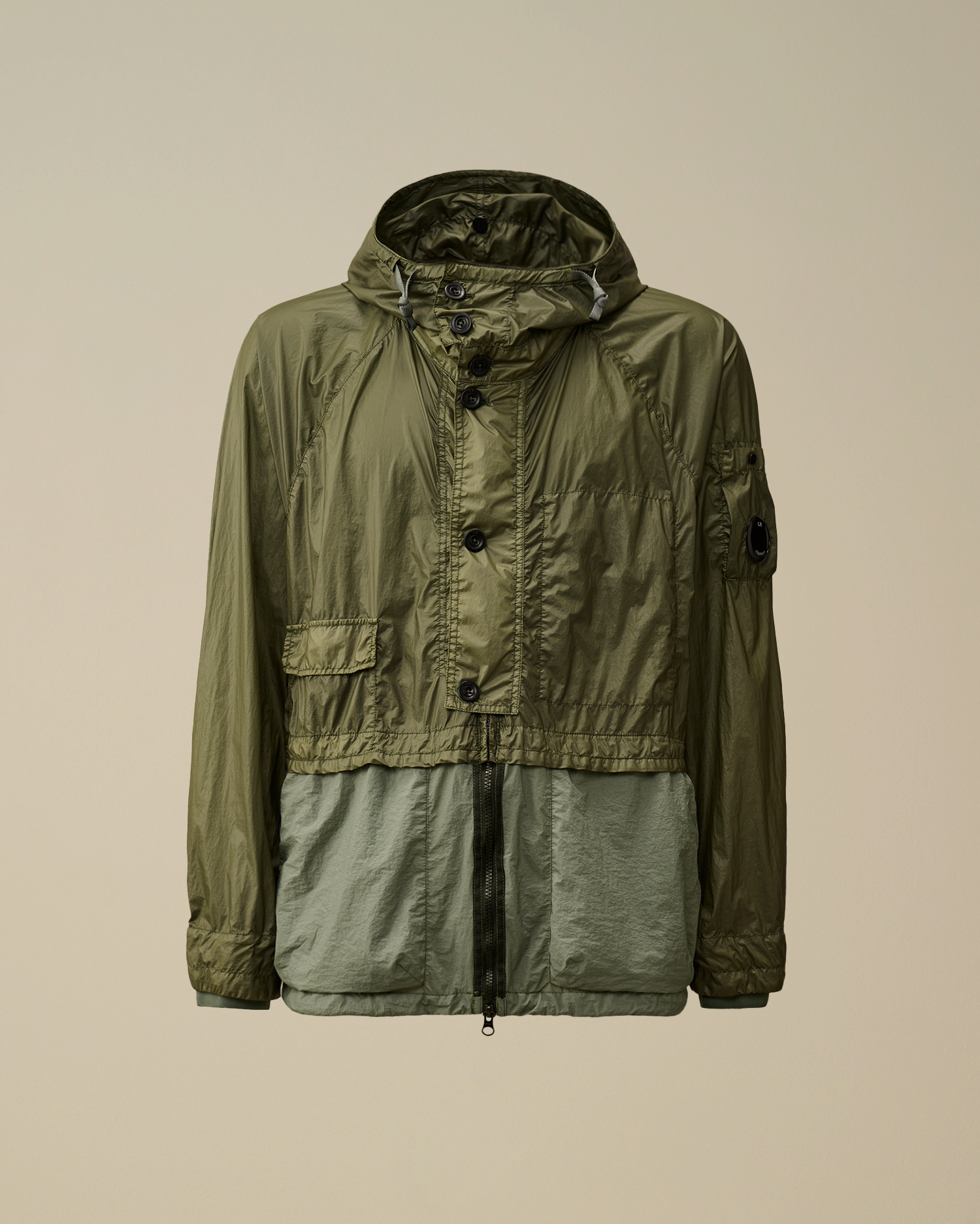 Taylon L Mixed Hooded Jacket | C.P. Company Italy Online Store