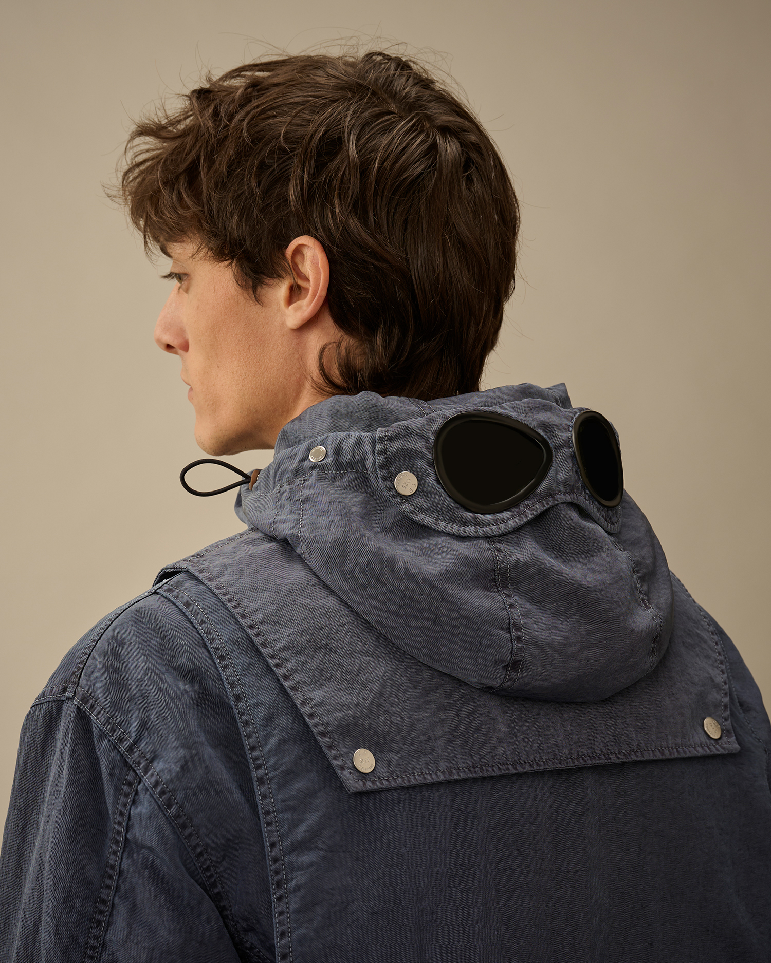Our Legacy WORK SHOP x C.P. Company Oxford Detachable Goggle Hood | CPC ...