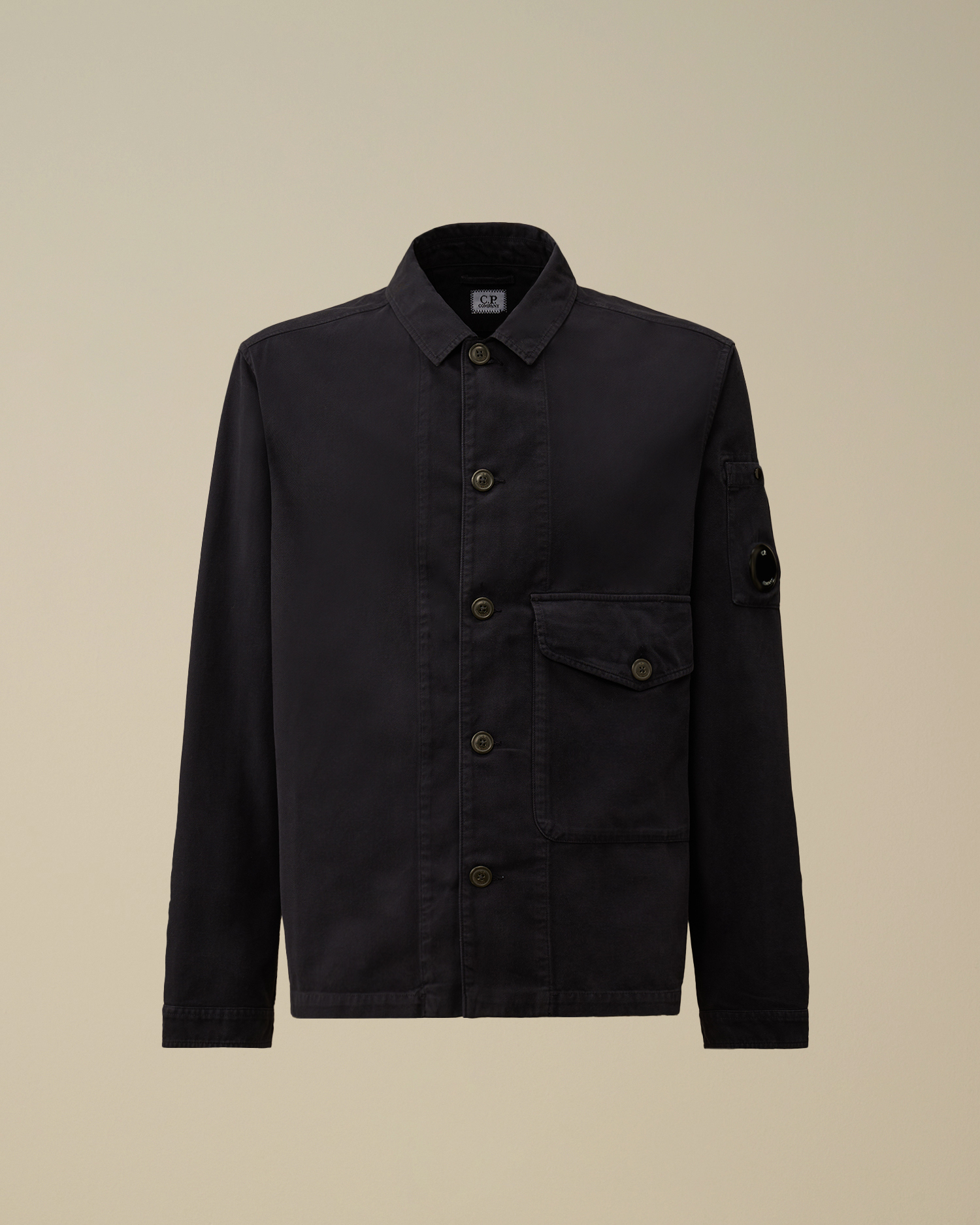 Vintage Army Structure Lens Button Overshirt | CPC ROW Online Store