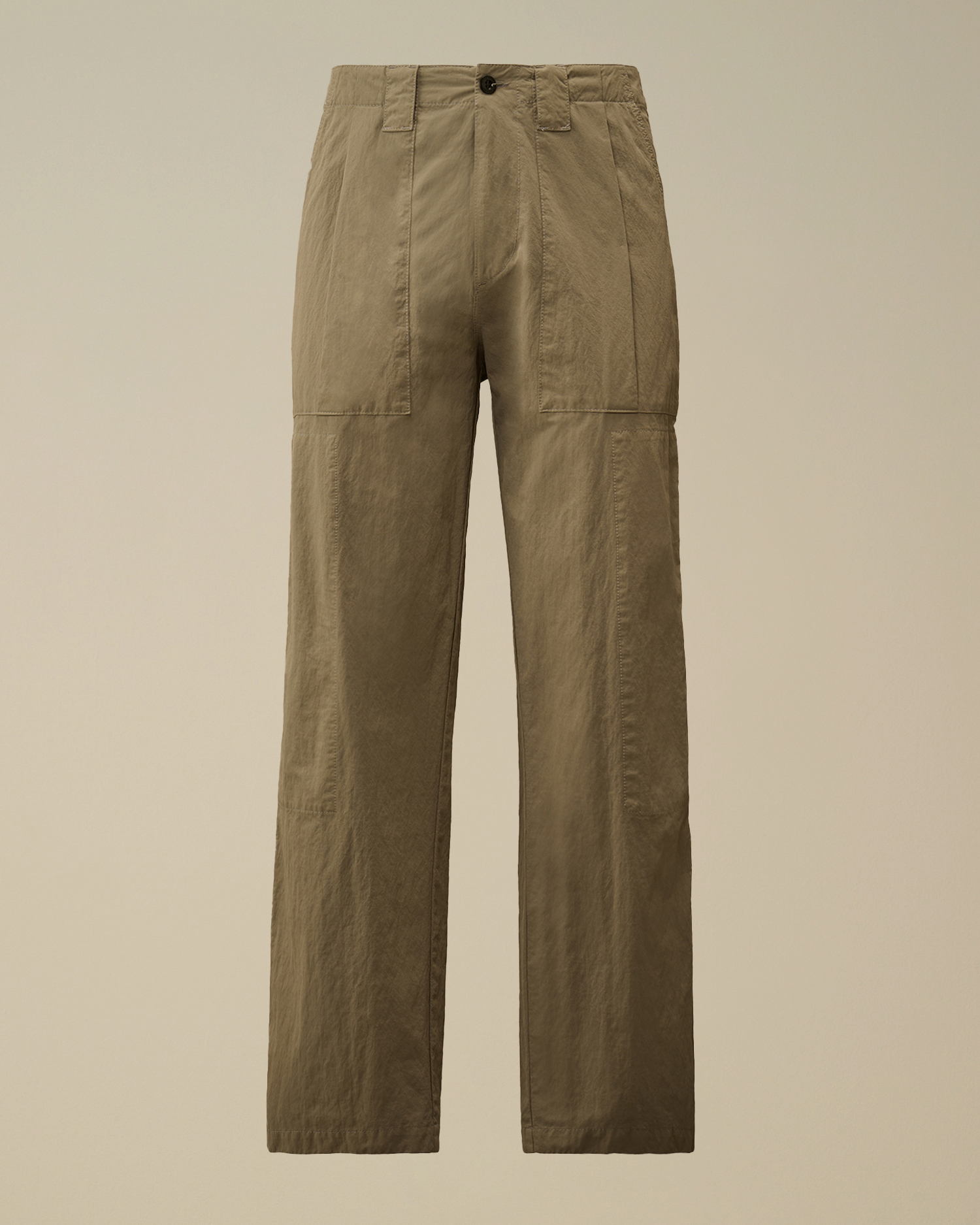 Diagonal Flatt Nylon Loose Pants