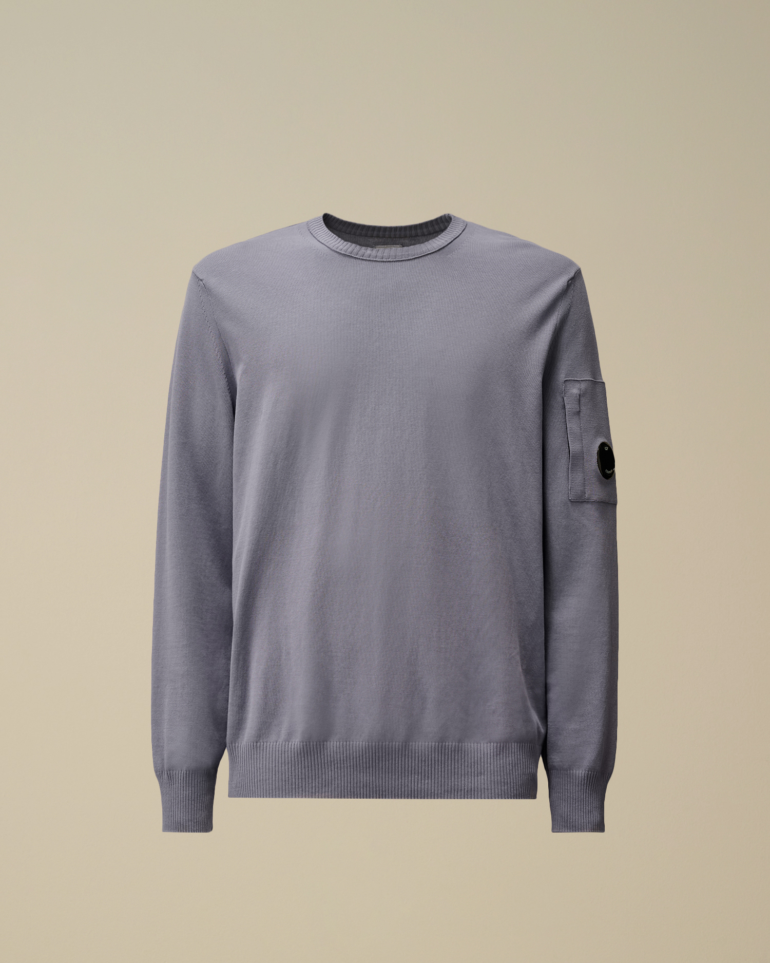 Cotton Crepe Crewneck Lens Knit | C.P. Company Italy Online Store