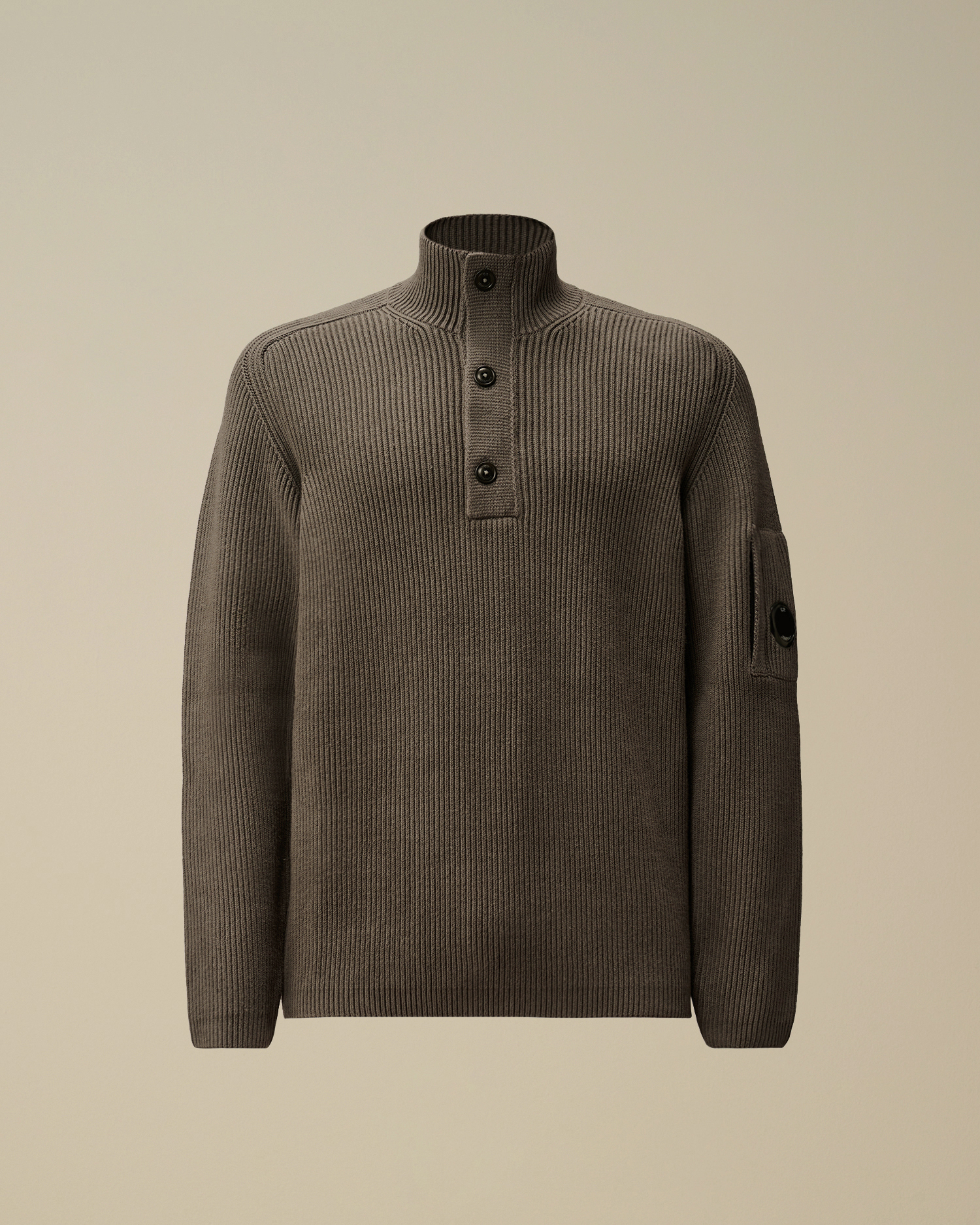 Full Rib Half Button Sweater | CPC USCA Online Store