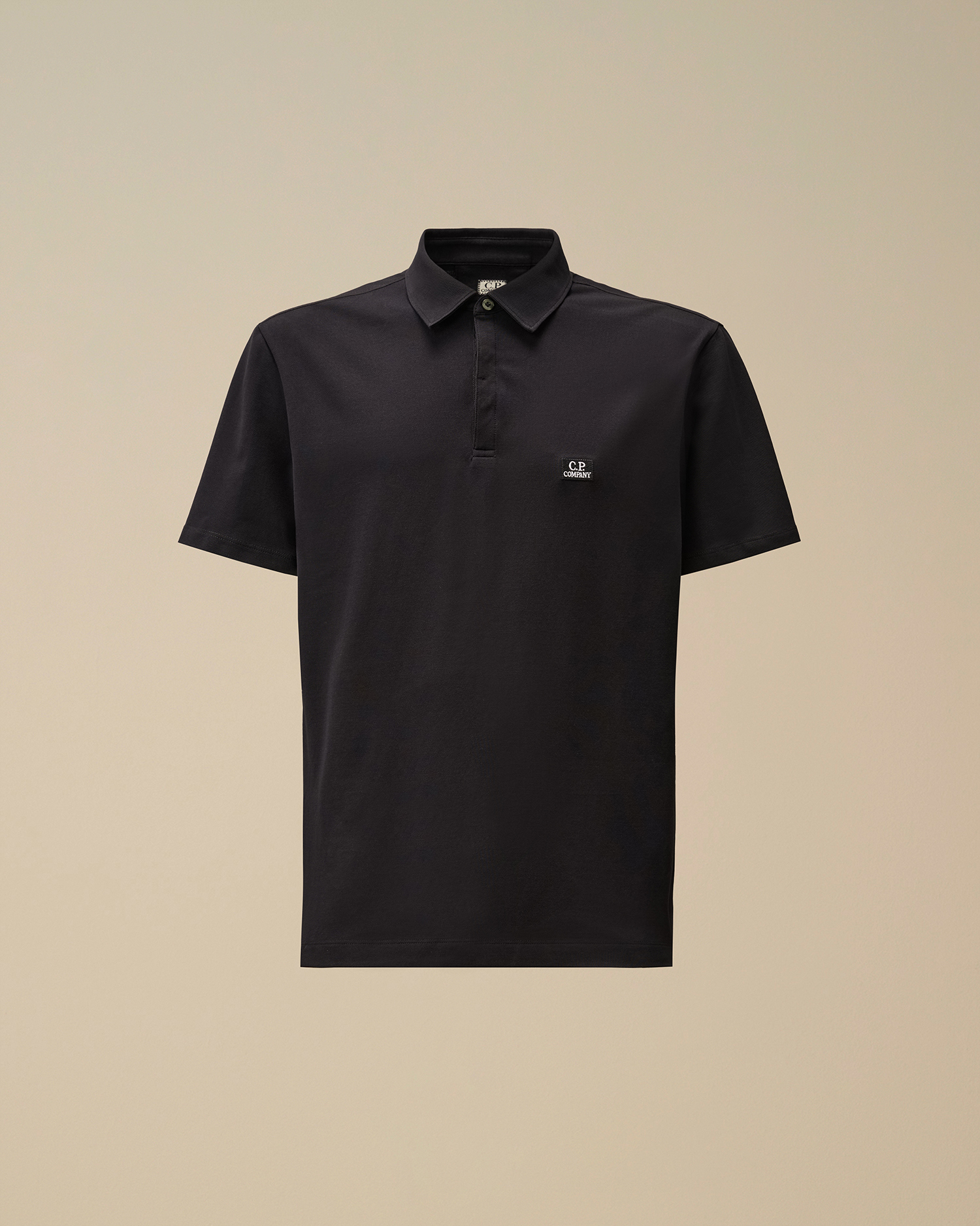 Stretch Piquet Three-Button Logo Polo | CPC ROW Online Store