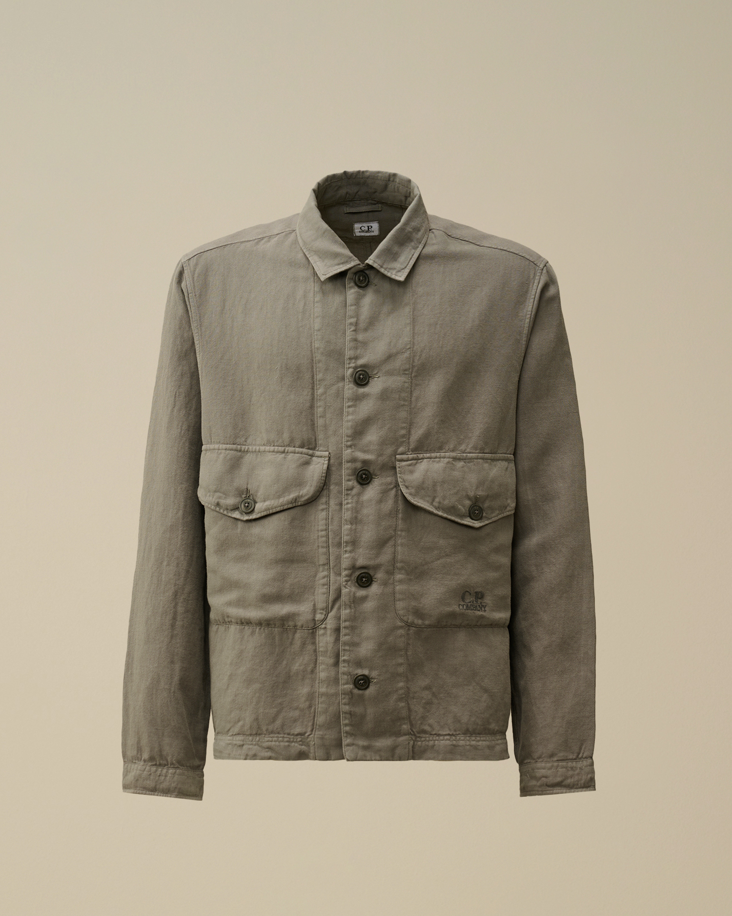 Broken Linen/Cotton Overshirt | CPC ROW Online Store