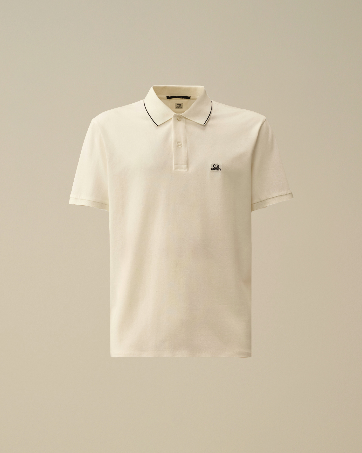 Stretch Piquet Two-Button Logo Polo | CPC ROW Online Store