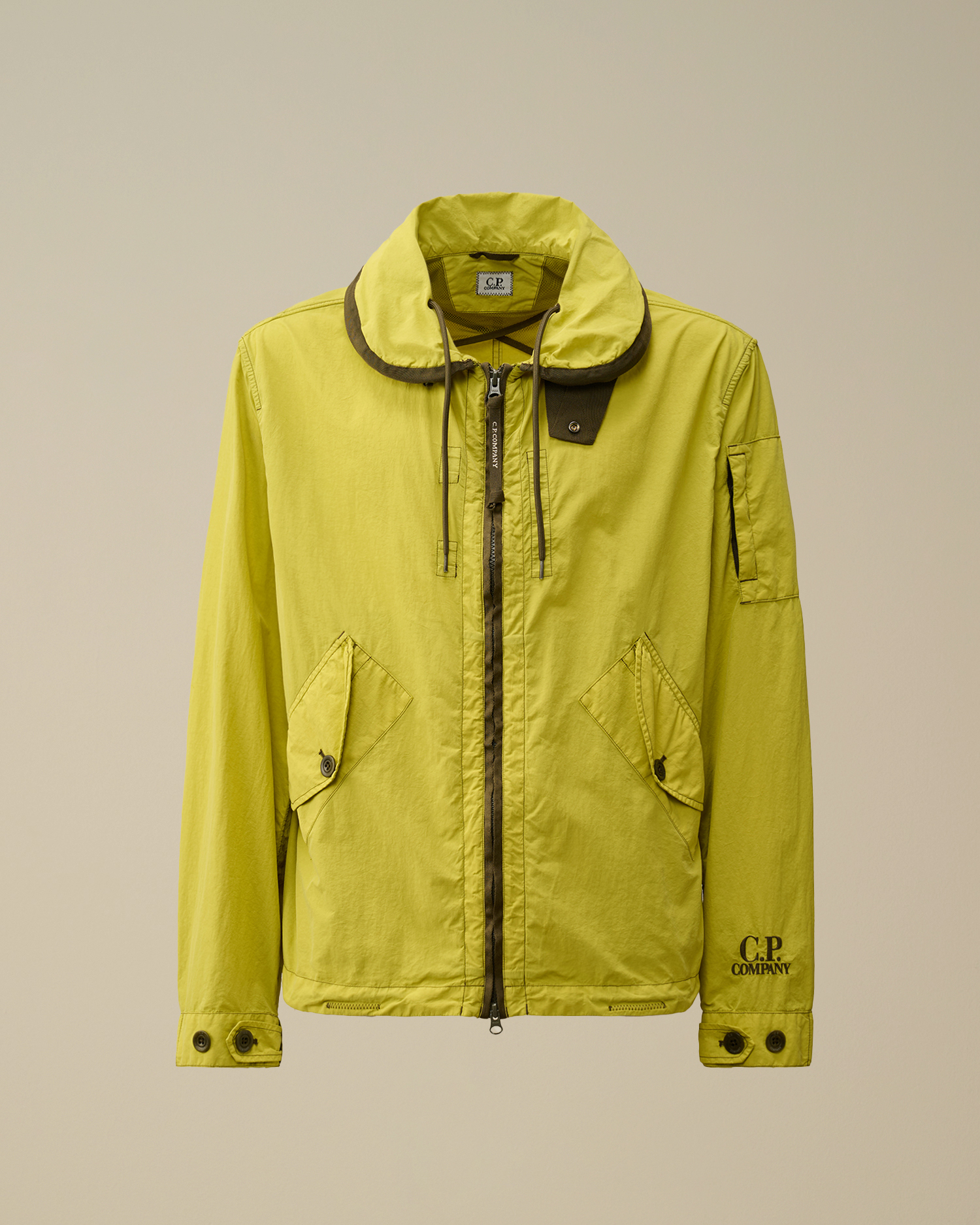 Contrast Flatt Nylon Hooded Jacket | CPC AUNL Online Store