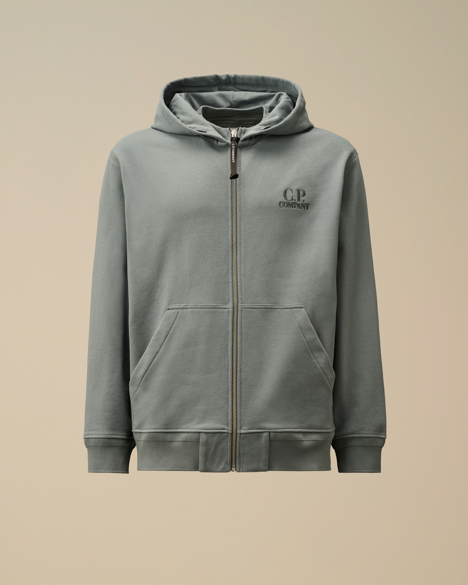 Diagonal Raised Fleece Full Zip Logo Sweatshirt | CPC JP Online Store