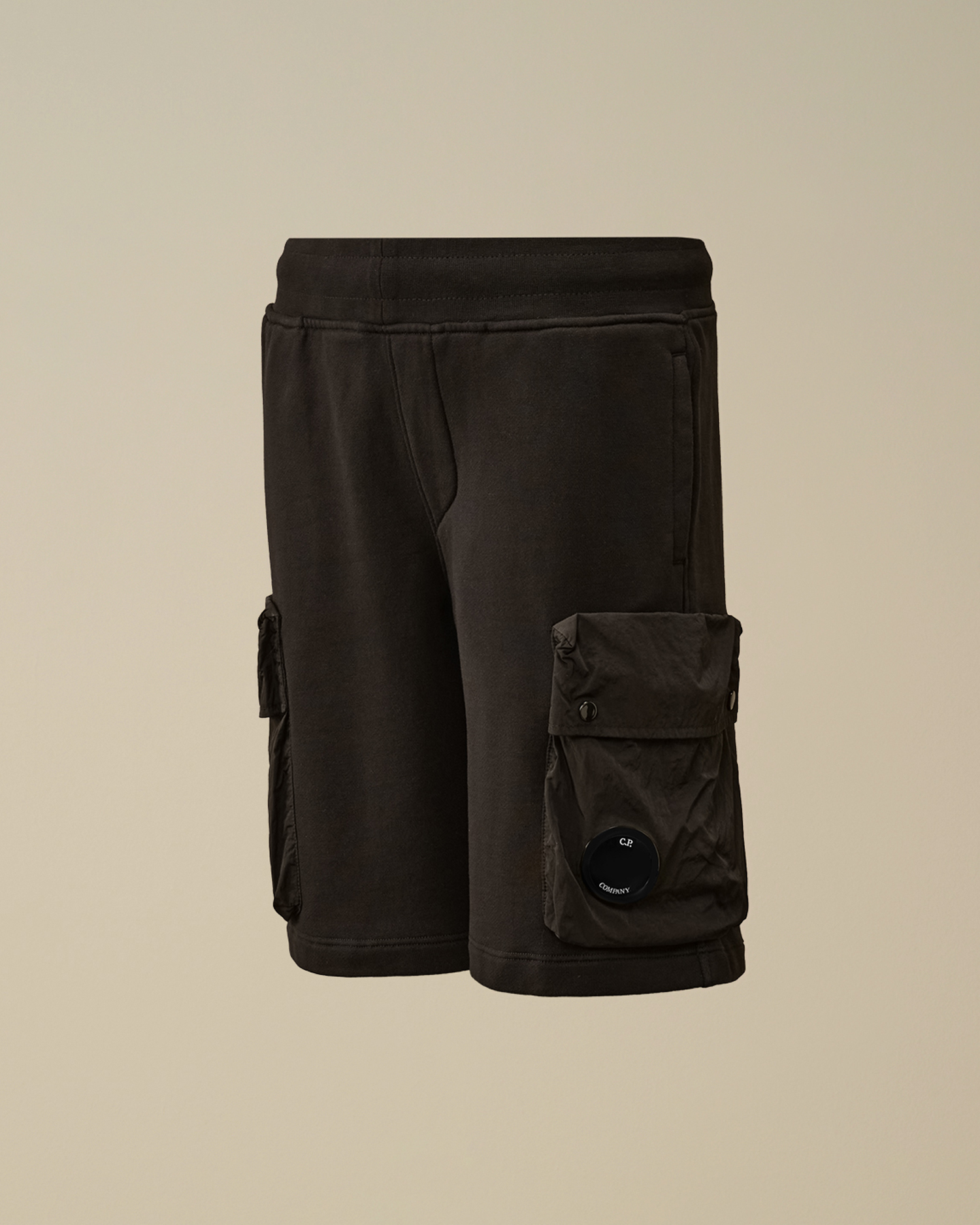 U16 Diagonal Fleece Mixed Cargo Shorts