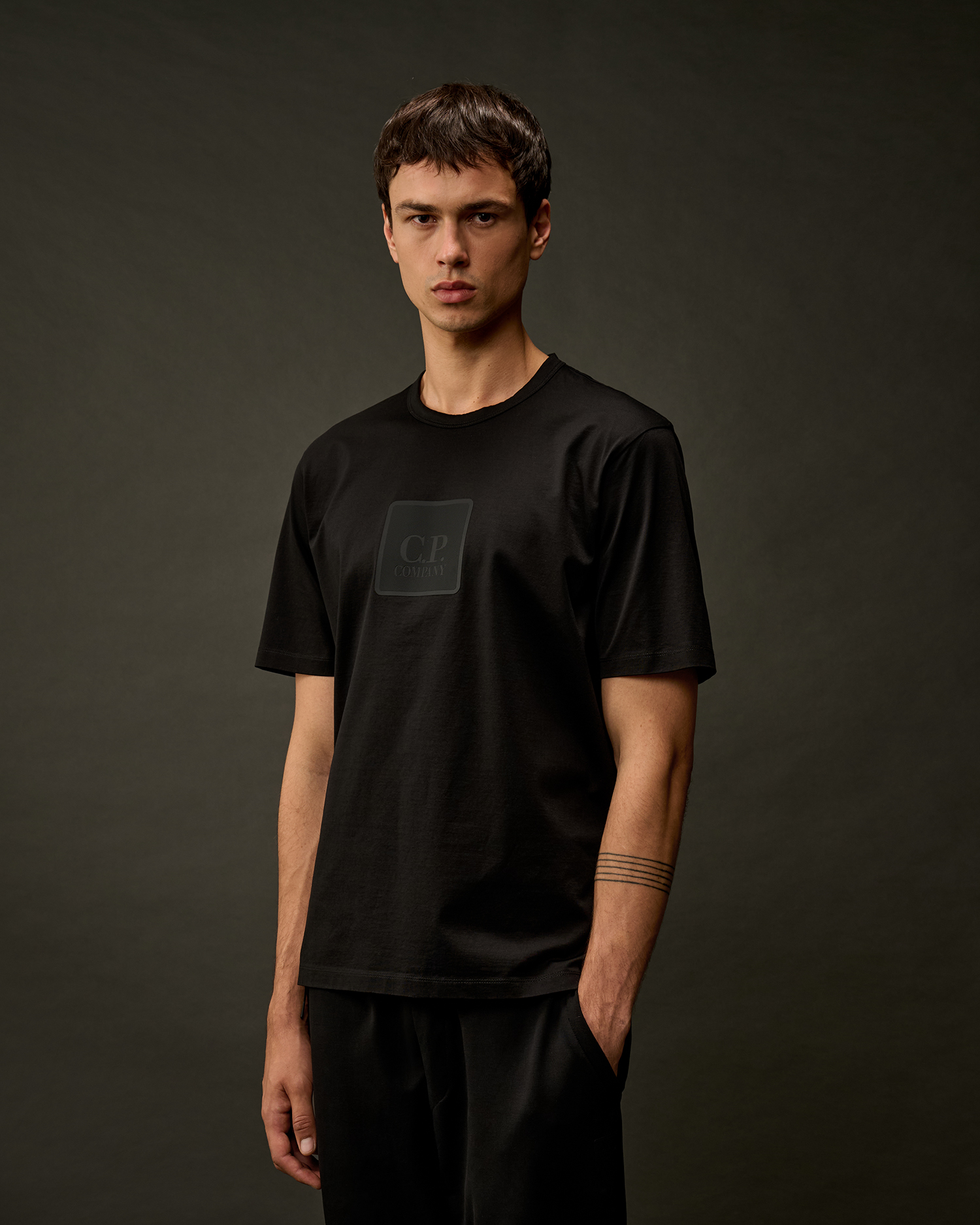 The Metropolis Series Mercerized Jersey Logo Badge T-Shirt | CPC USCA ...